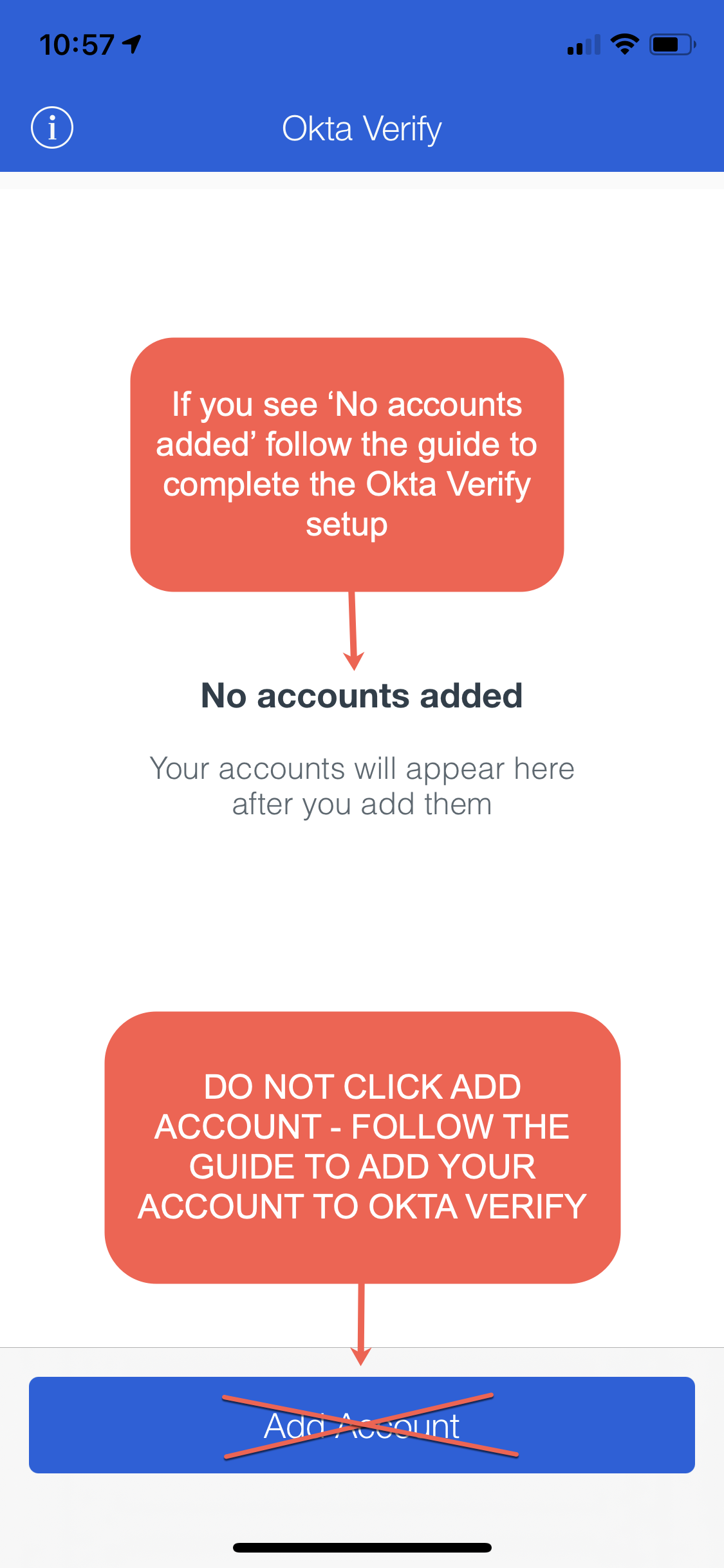 Okta Verify Setup on iPhone/Android – ACV Auctions